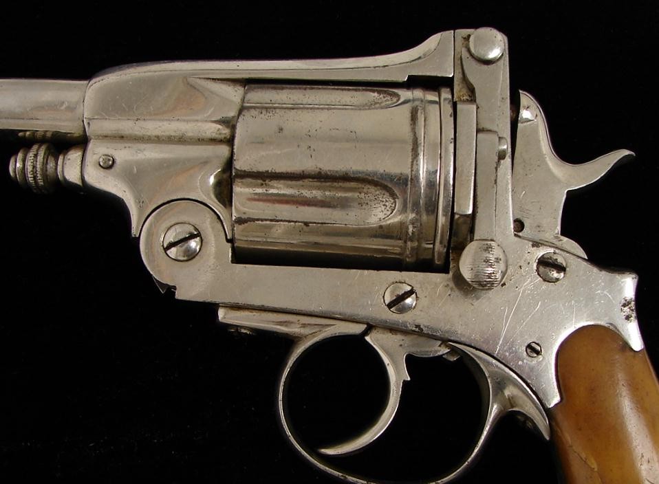 Gasser Pryse action revolver in .44-40 caliber. These were nickel ...