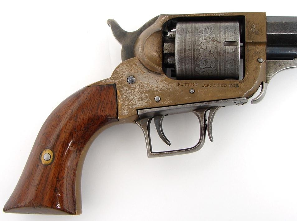 Whitney two trigger 5-shot pocket revolver in .32 caliber. Made about ...