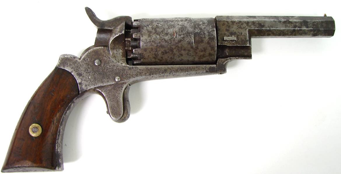Walch Pocket revolver. Iron frame model. These guns have superposed ...