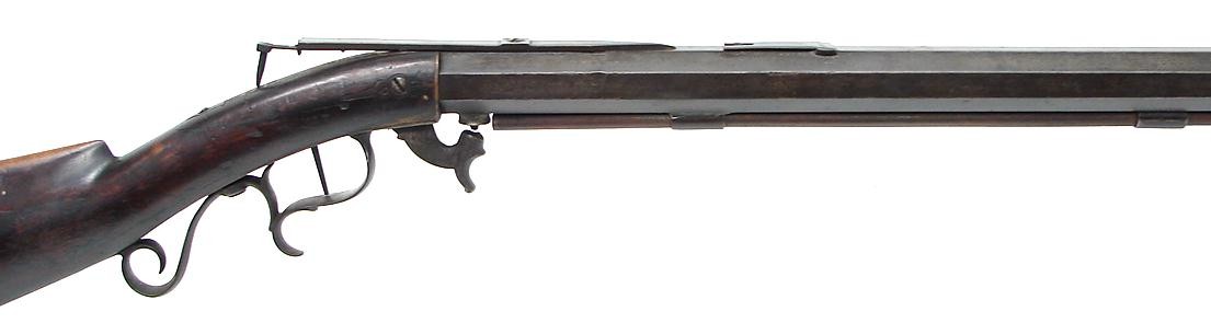 Unmarked Underhammer rifle with 27 1/2 barrel that has a nice smooth ...