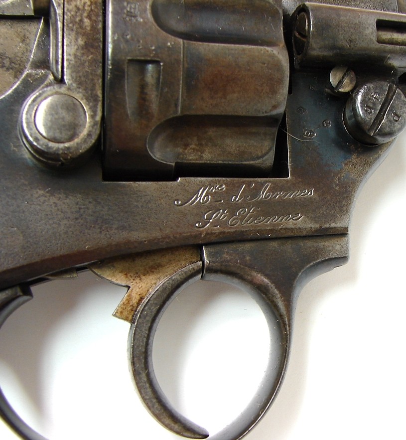 French 1874 Ordnance revolver 11 MM French caliber revolver. Produced ...