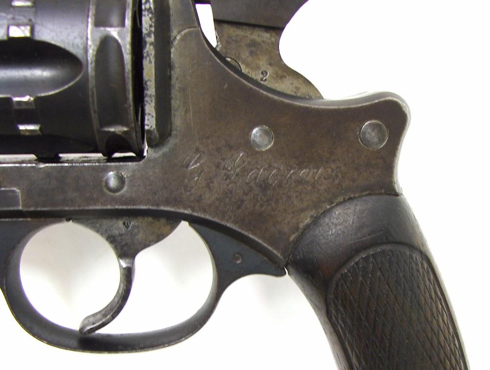 French 1892 Ordnance 8 MM Lebel caliber revolver. Produced in 1893 at ...