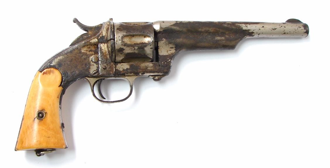 Merwin & Hulbert Old Model with scoop cylinder and open top. Action ...