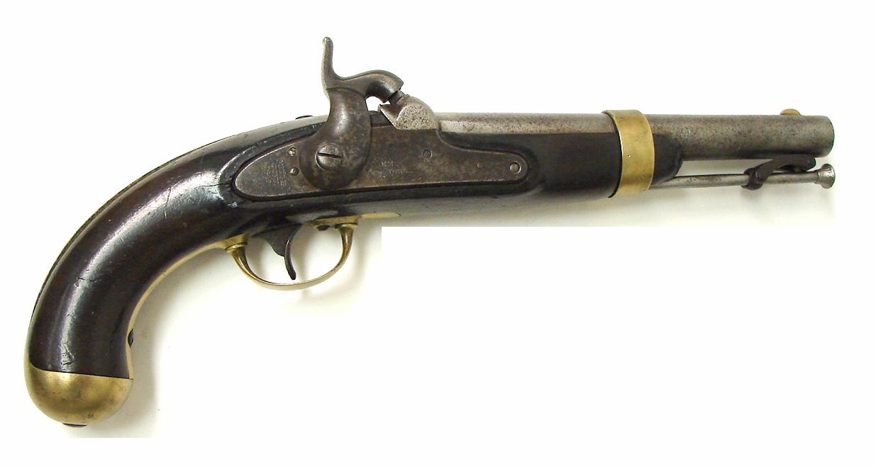 U.S. 1842 Percussion Pistol by H. Aston dated 1849. Action works fine ...