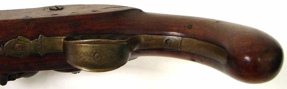 British large bore .65 caliber flintlock pistol by Tayler & Mander. Gun ...