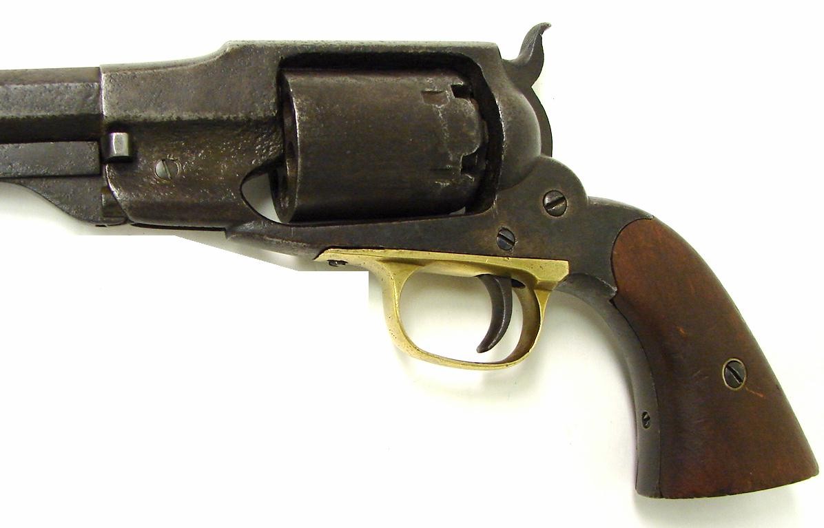 Remington Beals Navy antique revolver. Original with a brown patin on ...