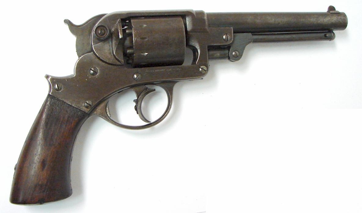 Starr Double Action .44 caliber percussion Civil War revolver. Bore is ...