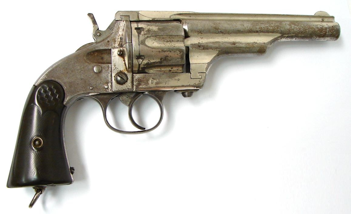 Merwin & Hulbert .44 caliber revolver. Action works perfectly. Bore is ...