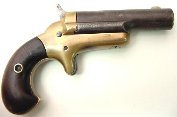Colt #3 derringer with tight curl grips and high hammer. (ah811 ...
