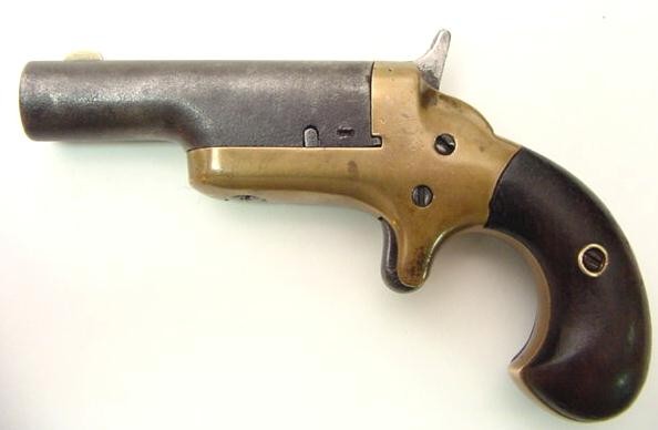 Colt #3 derringer with tight curl grips and high hammer. (ah811 ...