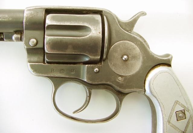 878 D.A. 45 caliber revolver RM marked from Republica de Mexico ...