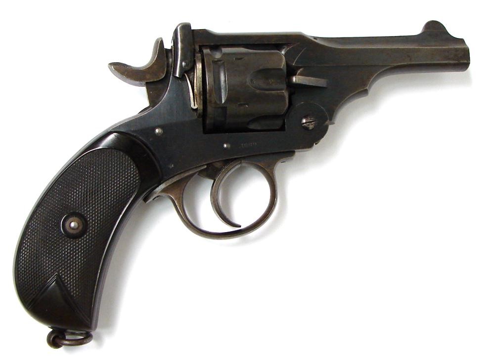 Webley Mark III .455 caliber revolver. Commercial model. Note: This ...