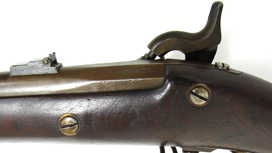 U.S. Model 1863 Musket by Springfield. Barrel is shortened to 30 . Wood ...