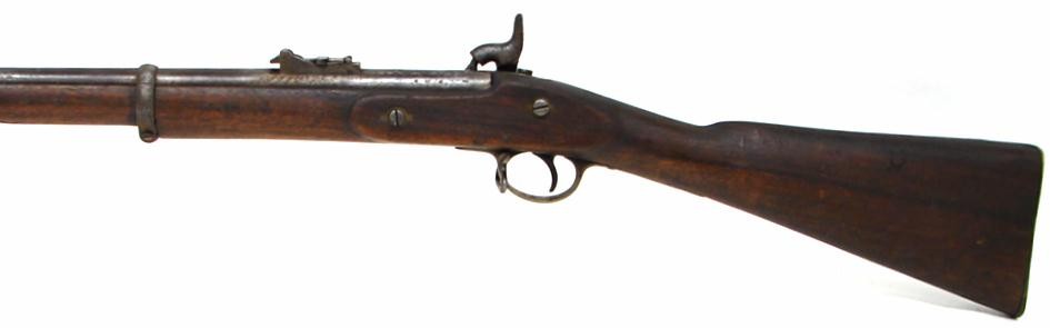 British Enfield 3 band rifle dated 1863 with very good wood. Untouched ...