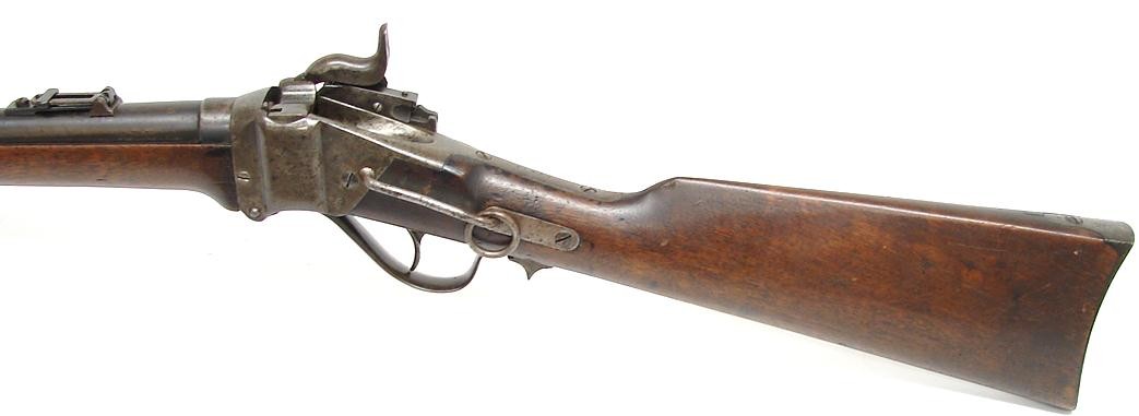 Sharps New Model 1863 .50-70 caliber carbine. Post-Civil War conversion ...