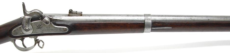 U.S. Model 1861 Springfield rifle with lock dated 1862 and barrel dated ...
