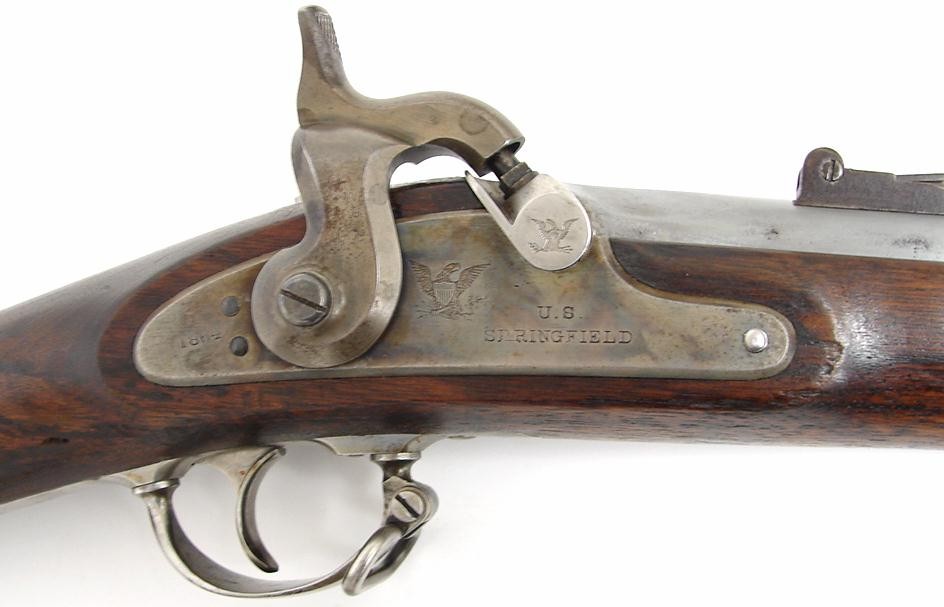 U.S. Model 1863 Springfield musket dated 1864 with excellent barrel, 90 ...