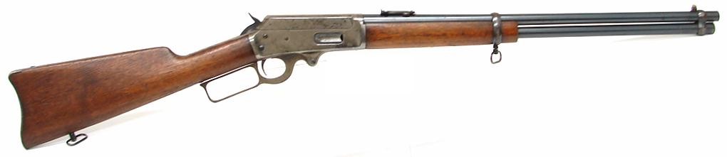 Marlin 1893 carbine. Excellent original barrel blue. Traces of case ...
