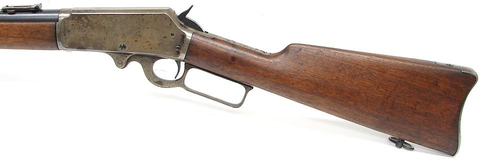 Marlin 1893 carbine. Excellent original barrel blue. Traces of case ...