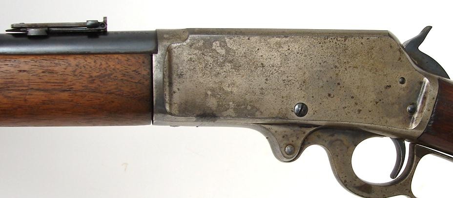 Marlin 1893 carbine. Excellent original barrel blue. Traces of case ...