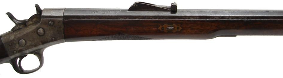 Norweigian Fullstock Rolling Block approximately .44 caliber rifle ...