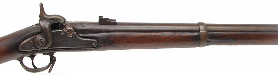 U.S. Model 1864 Springfield rifle. Shows lots of use (firing) and is ...