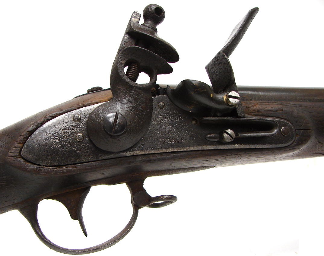 US model 1816 musket by W.L. Evans, Valley Forge. Lock dated 1827. Gun ...