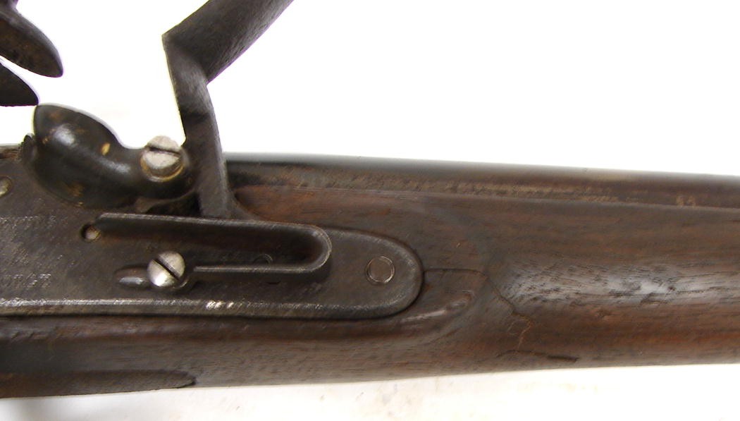 US model 1816 musket by W.L. Evans, Valley Forge. Lock dated 1827. Gun ...