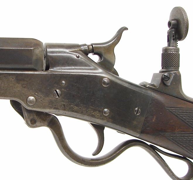 Maynard model 1873 .22 caliber target and hunting rifle. Has the Hadley ...