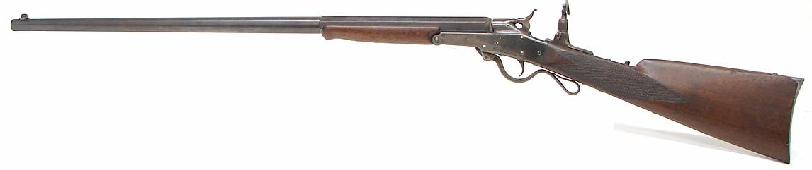 Maynard model 1873 .22 caliber target and hunting rifle. Has the Hadley ...
