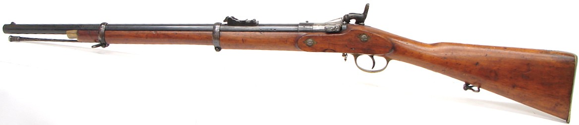British Snider Conversion of an Enfield 2 band rifle. Gun is fitted for ...