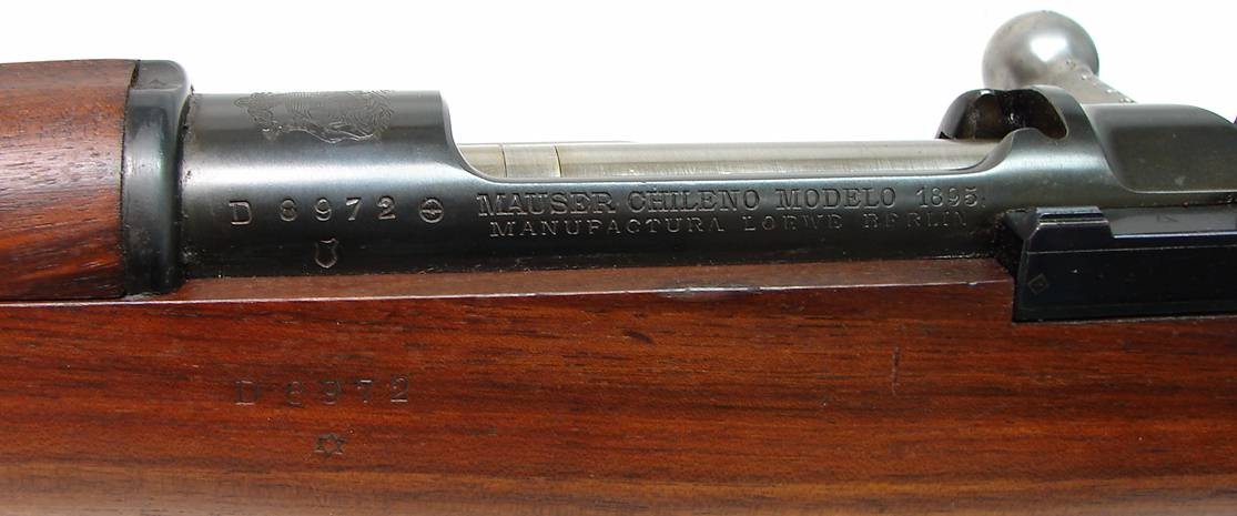 Ludwig Loewe 1895 7x57mm Mauser caliber rifle made for Chile. All ...