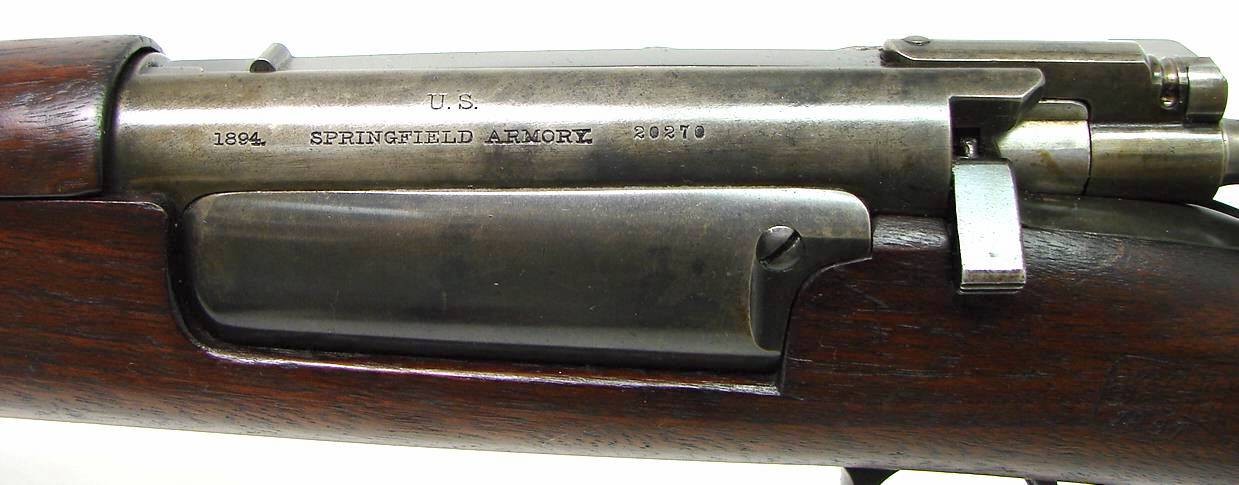 Krag Model 1892 rifle. Receiver dated 1894. Gun has the 1896 ...