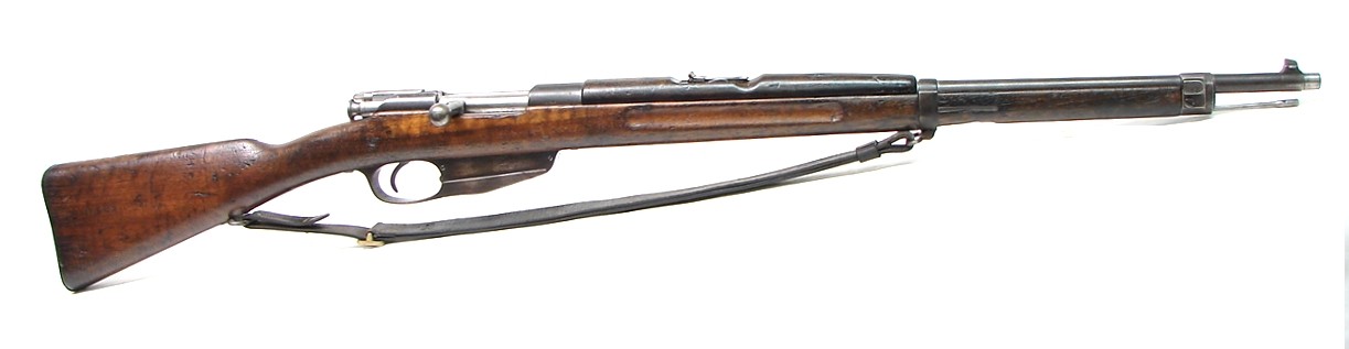 Portuguese 1896 Mannlicher 6.5 X 53 R caliber rifle. This is a direct ...