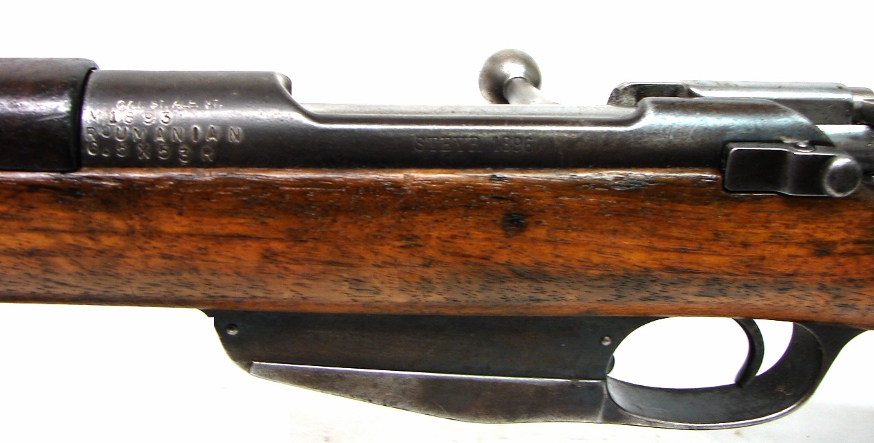 Portuguese 1896 Mannlicher 6.5 X 53 R caliber rifle. This is a direct ...