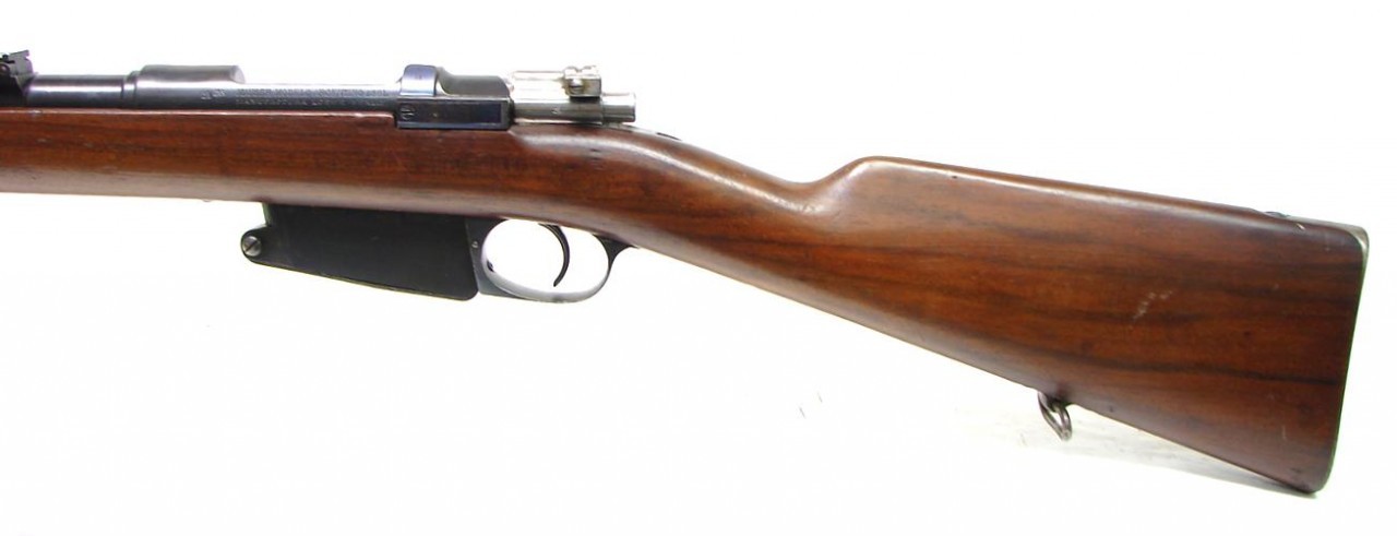 Argentine Model 1891 7.65 Mauser caliber rifle. Produced in the mid ...