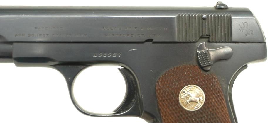 Colt 1903 .32 ACP caliber pistol inscribed to Brig. General Charles ...