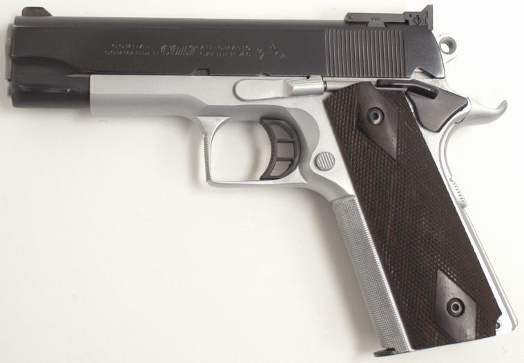 Colt Combat Commander .45 ACP caliber pistol. Fully customized by Terry ...