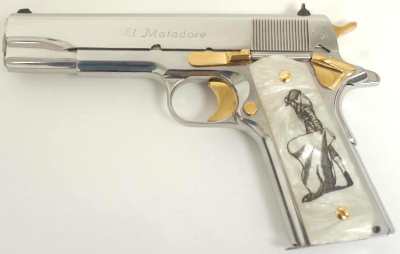 Colt Government Model .38 Super caliber El Matador Special Edition ...