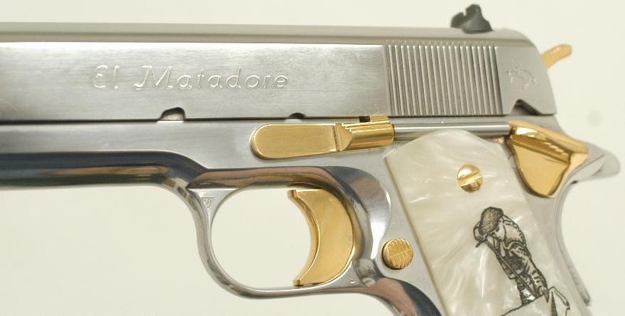 Colt Government Model .38 Super caliber El Matador Special Edition ...
