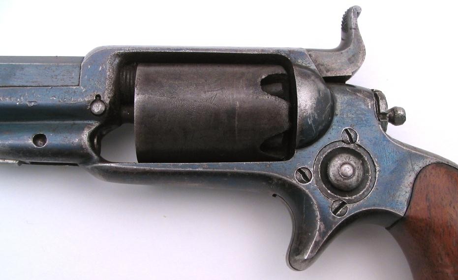 Colt Root #2 model revolver with 75% bright blue. Excellent grips ...