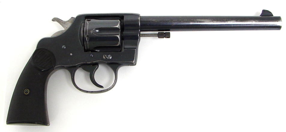 Colt New Service .44-40 caliber revolver. Early .44 caliber with ...