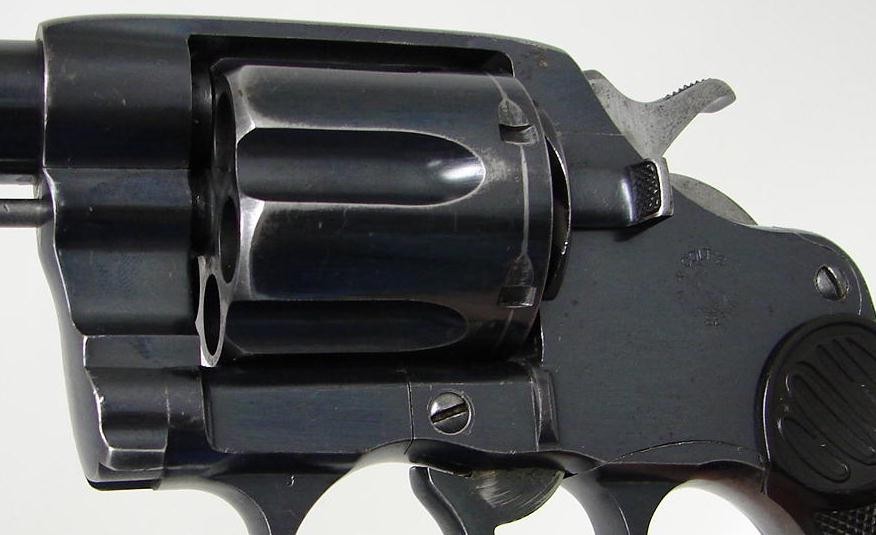 Colt New Service .44-40 caliber revolver. Early .44 caliber with ...