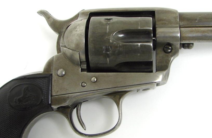 Colt Single Action .38-40 caliber revolver with 4 3/4 barrel. Pre-war ...