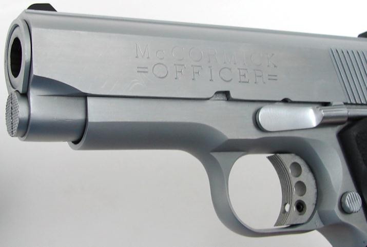 Colt McCormick Officer .45 ACP caliber pistol. Limited edition gun with ...