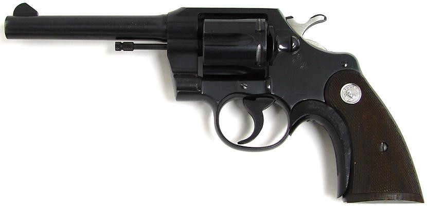 Colt Official Police .38 Special caliber revolver. Late model made in ...