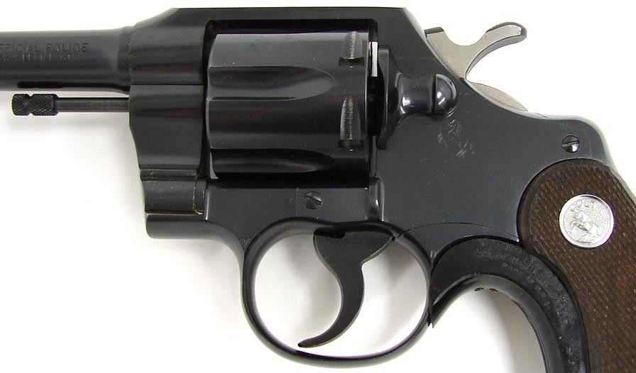 Colt Official Police .38 Special caliber revolver. Late model made in ...