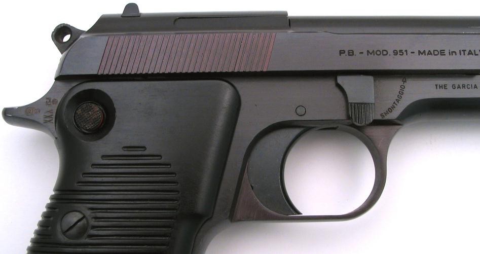 Beretta Model 951 9mm caliber pistol. Rare Commercial Brigadier model ...