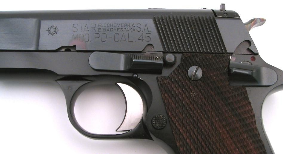 Star PD .45 ACP caliber pistol. Early model Garcia marked. Excellent condition. (pr5268 ...