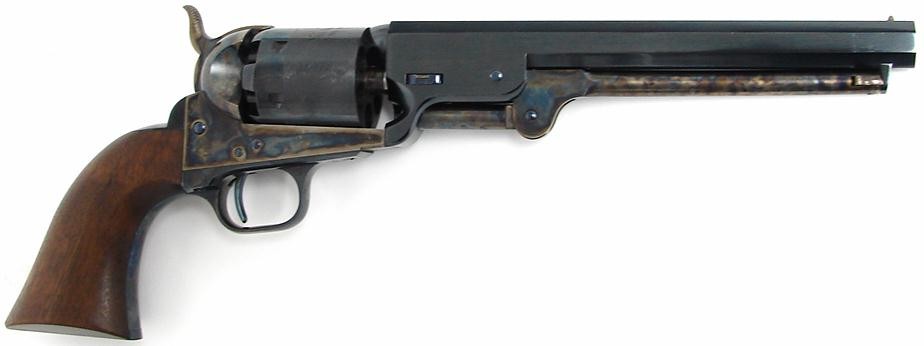 Colt 1851 Navy 2nd generation revolver with U.S. Navy mark on butt. Has ...
